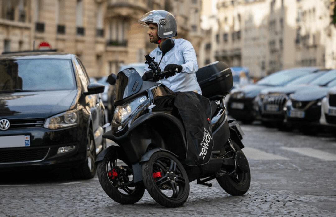 Scooter trois-roues électrique Zeway swapperTriango+ : Prix et ...