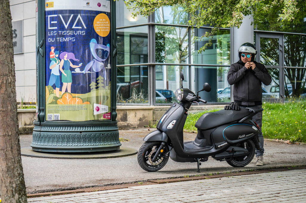 Essai scooter électrique SYM e-Fiddle : Conversion réussie ! - Urbaanews...